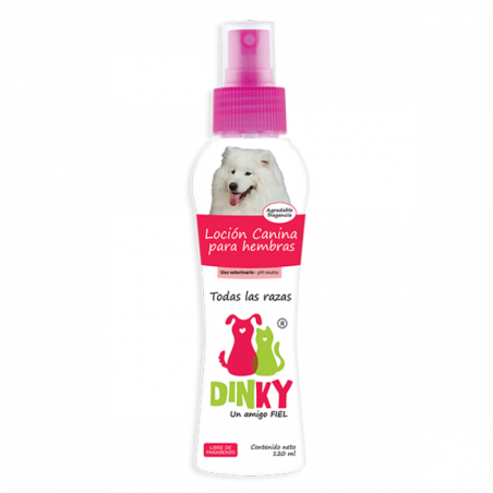 DINKY LOCIÓN PARA PERROS. HEMBRAS. 120 ML